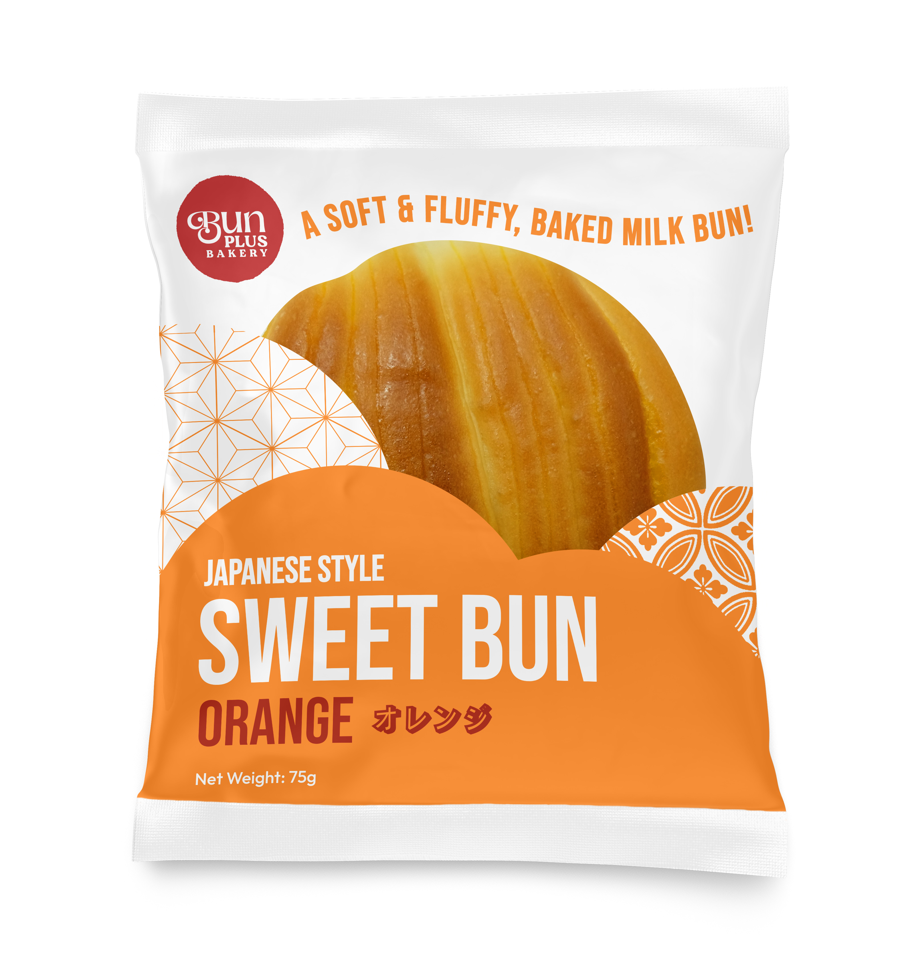 BUN PLUS ORANGE 75g 12C Sweet Bun - Royal Foods Retail - Royal Foods Retail