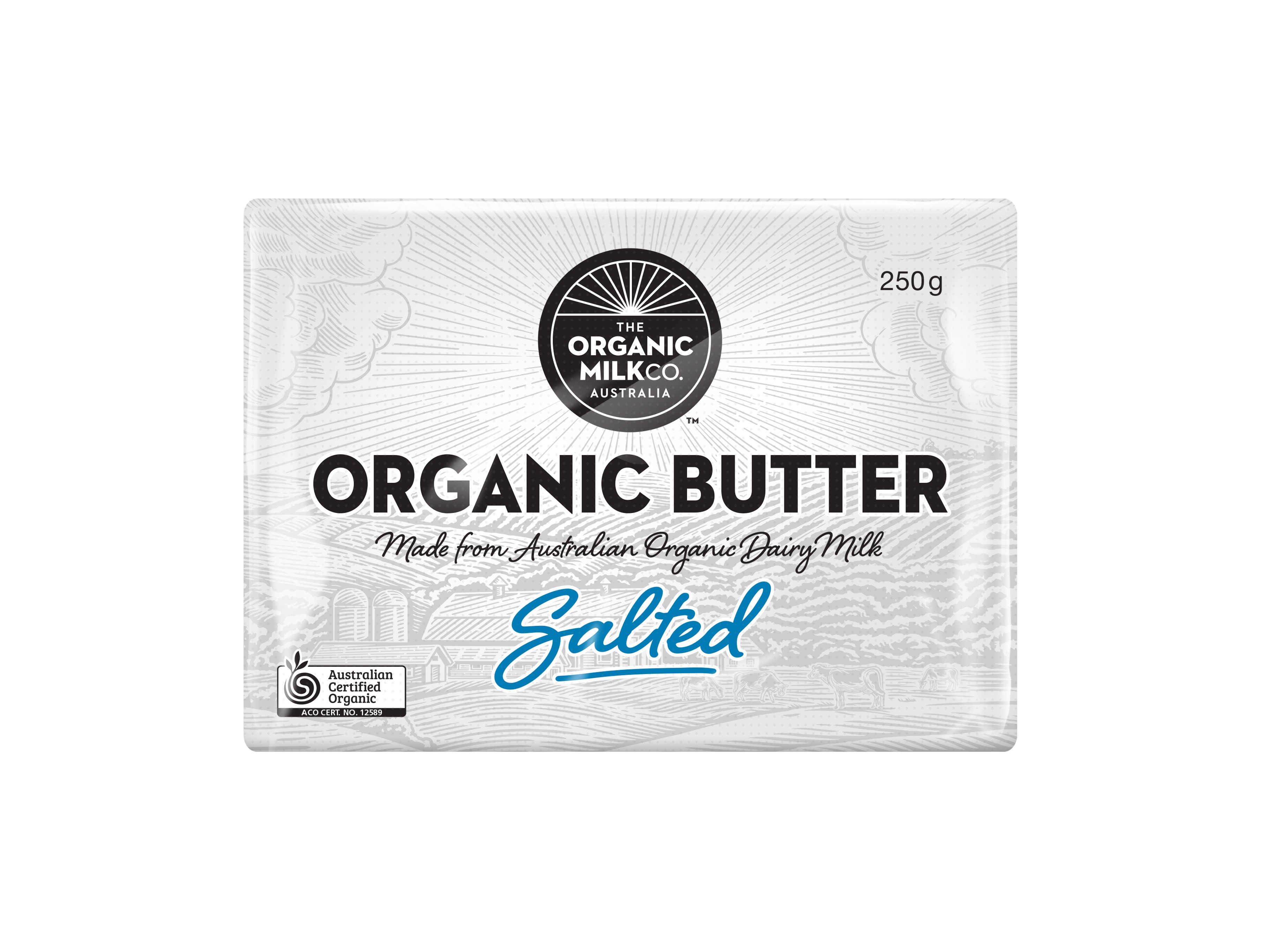 TOMC BUTTER ORG SALTE 250G 12C Organic Salted - Royal Foods Retail Imp ...