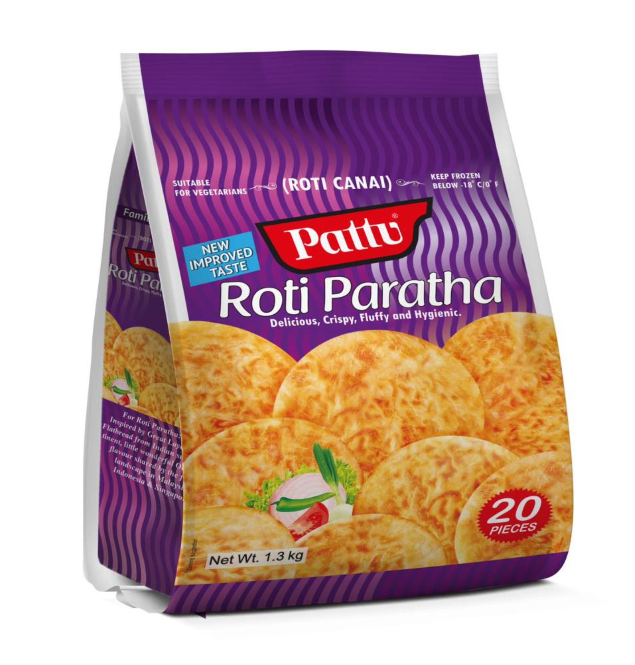 PATTU ROTI BREAD 20 PC1.3kg x6 - Royal Foods Retail - Royal Foods Retail