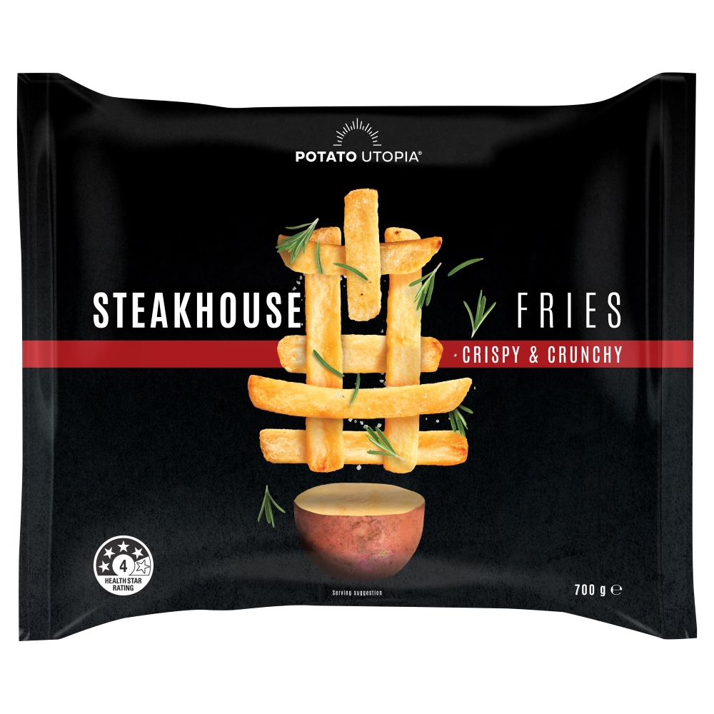 POT UTO FRIES STEAK 700g x 16 STEAKHOUSE - Royal Foods Retail - Royal ...