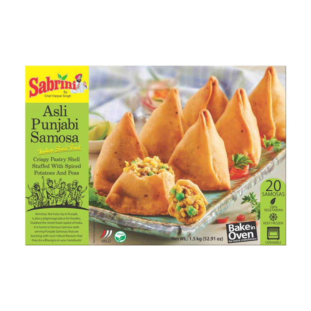 SAB SAMOSA PUNJABI 1.5kg x 2 - Royal Foods Retail - Royal Foods Retail