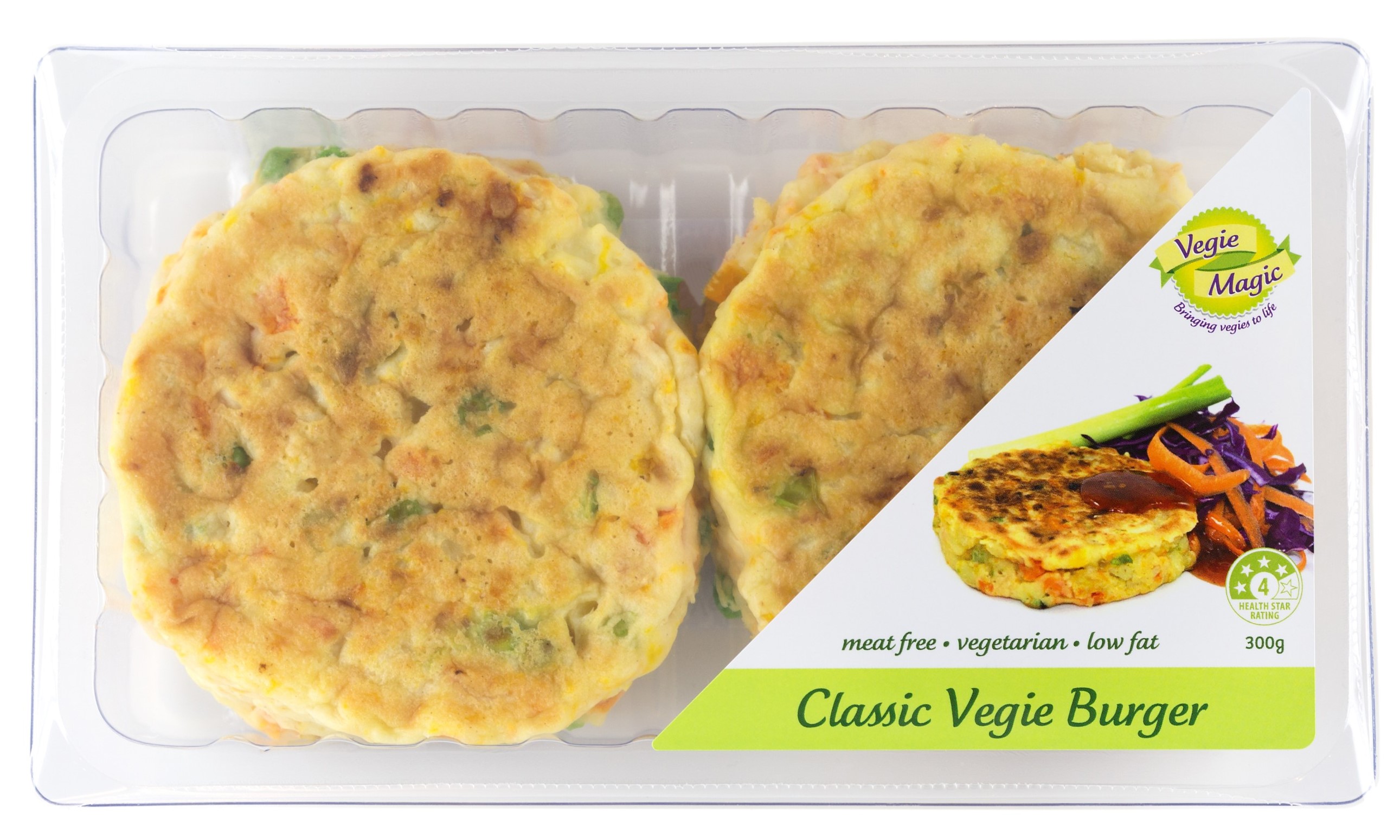 VM BURGER SM CLAS VEGE 300G 4C Classic Vegetable Small 2pk - Royal ...