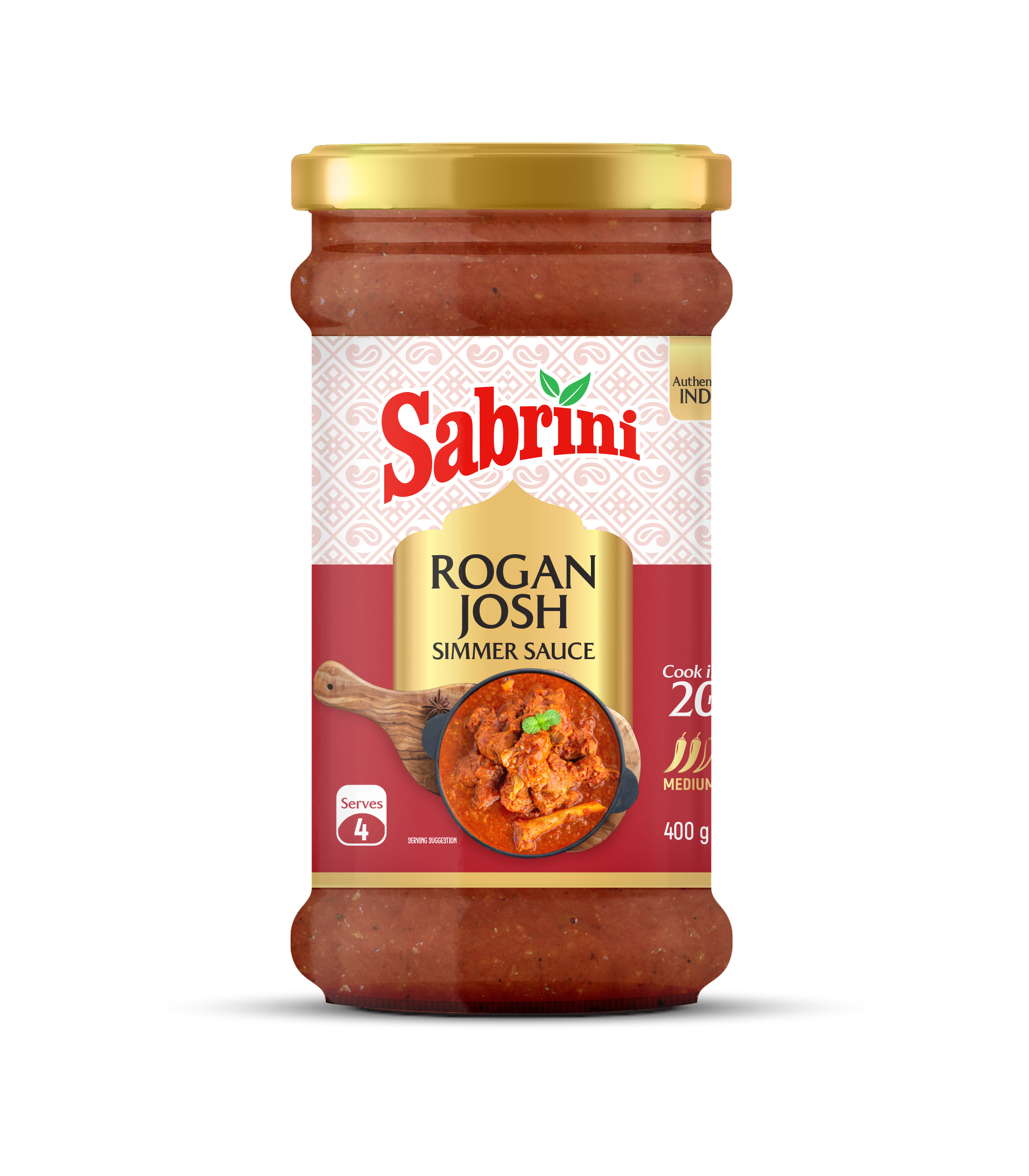 SABRINI SAUCE ROG JOS 400g 12C Simmer Sauce Rogan Josh - Royal Foods ...