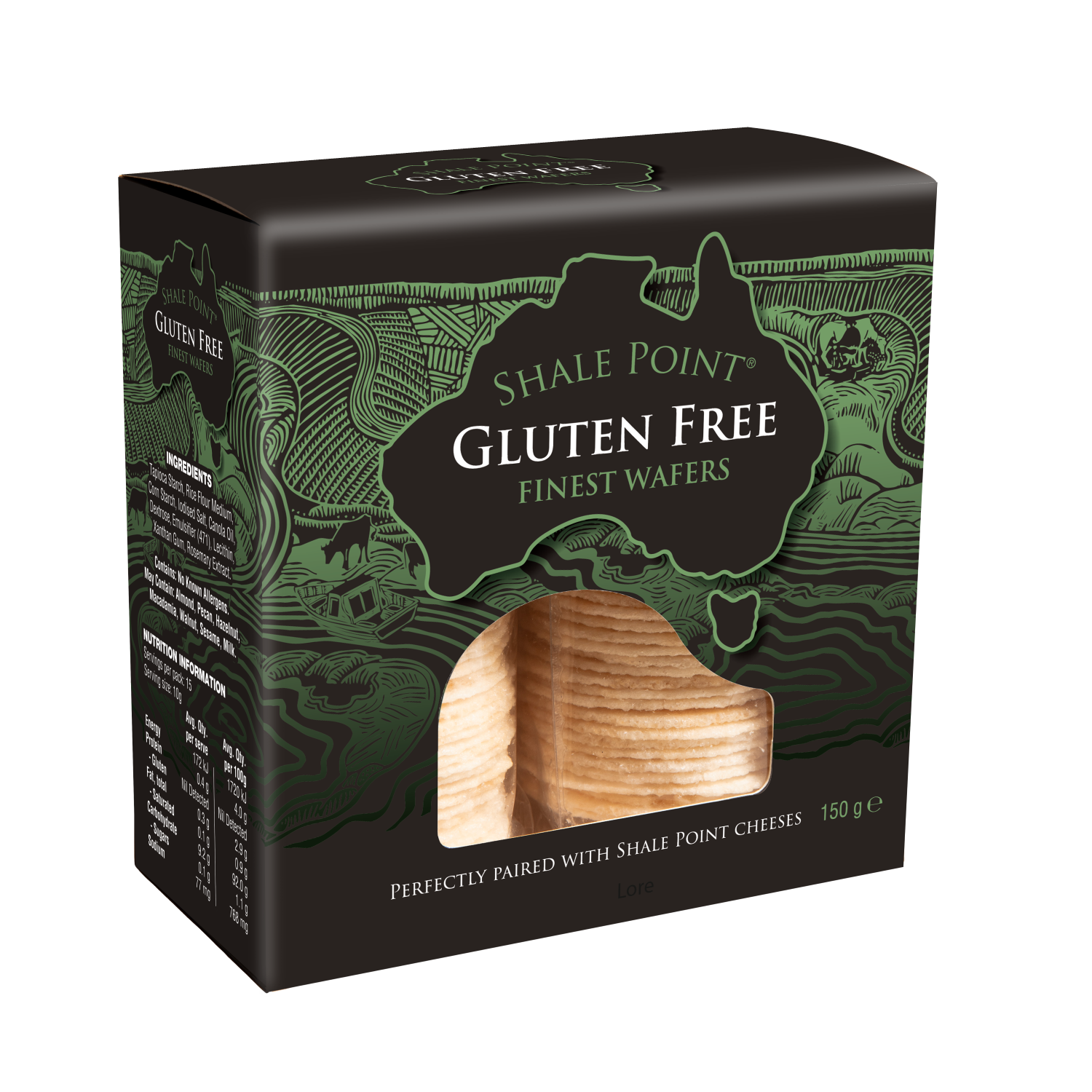 *S/POINT WAFER G/F 150g 12C Shale Point Wafers Gluten Free - Royal ...